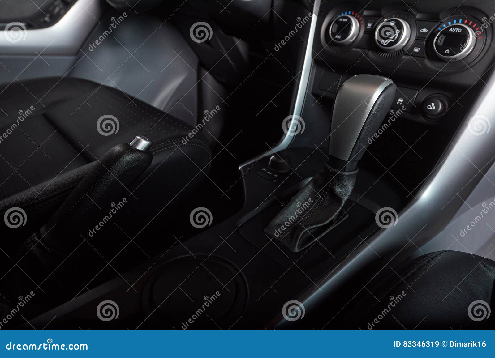 Modern Automatic Transmission Stock Image - Image of pickup, gearstick ...