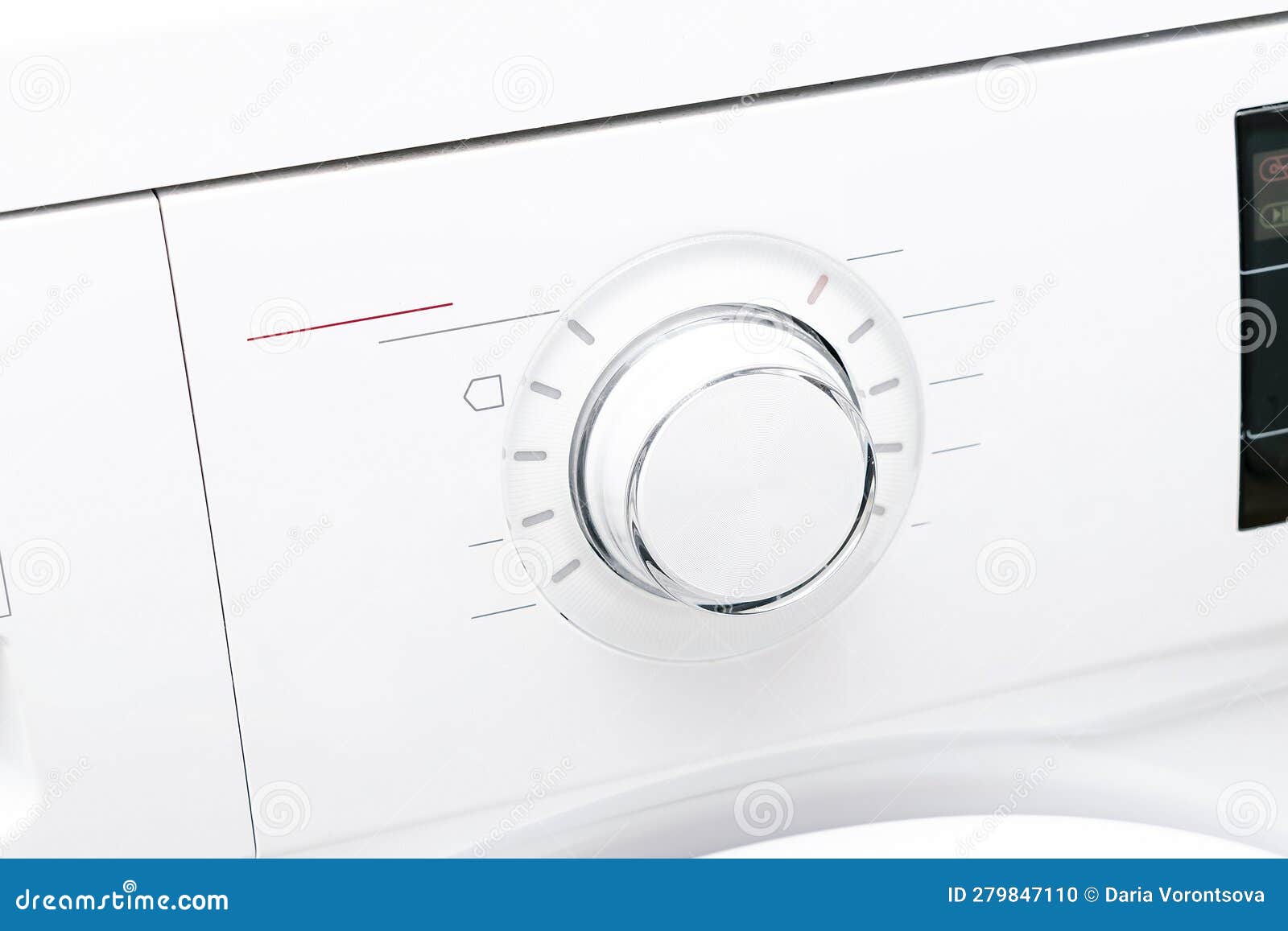 Modern Automatic White Washing Machine Round Front Door,interface ...