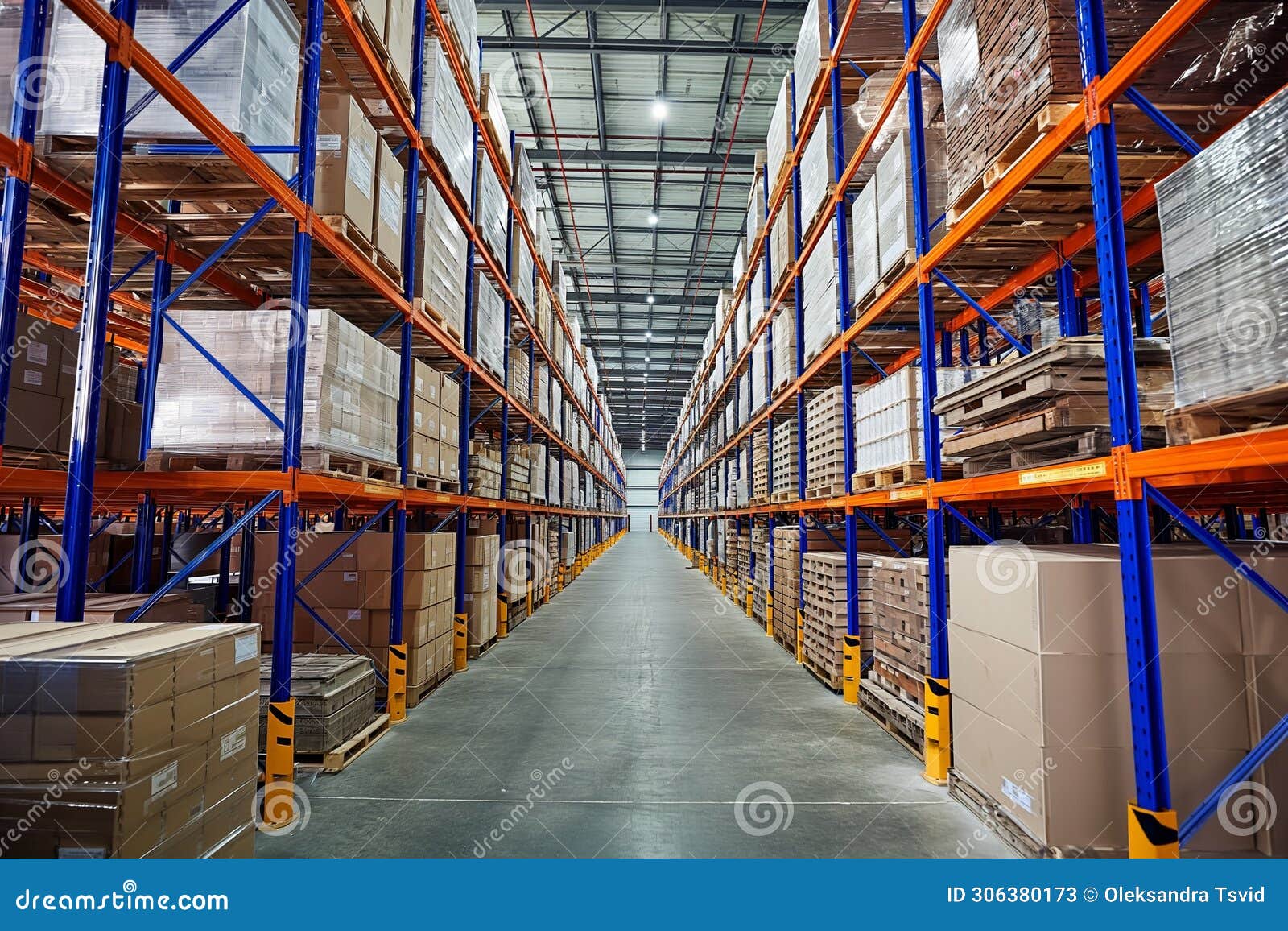 Modern Automatized High Rack Warehouse, Distribution Warehouse with ...