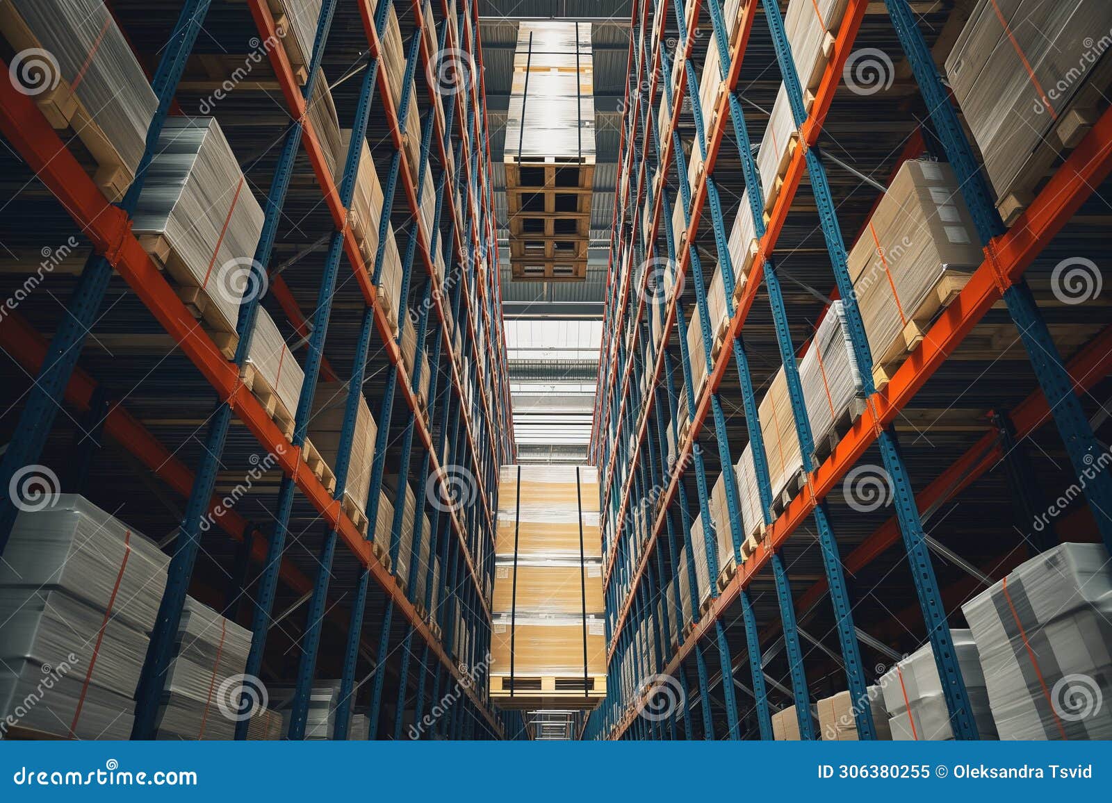 Modern Automatized High Rack Warehouse, Distribution Warehouse with ...