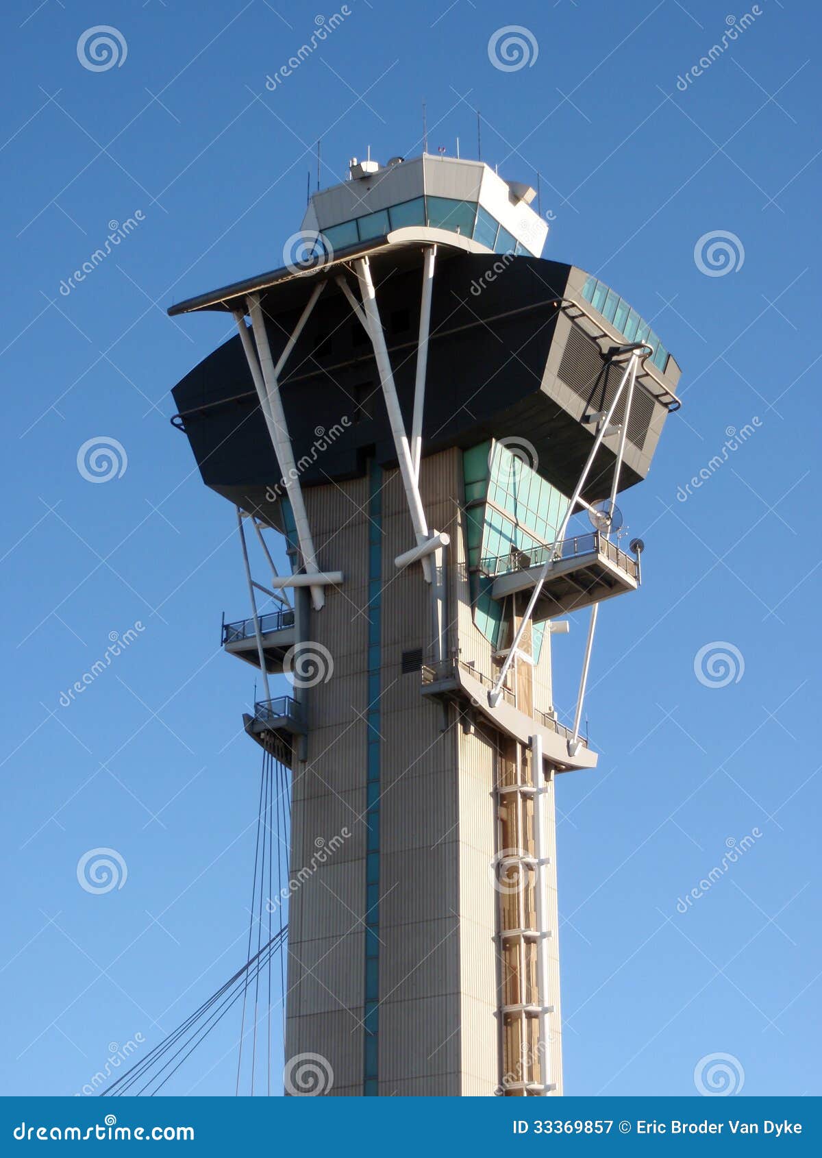 Modern Aviation Watch Tower Royalty Free Stock Photography - Image ...
