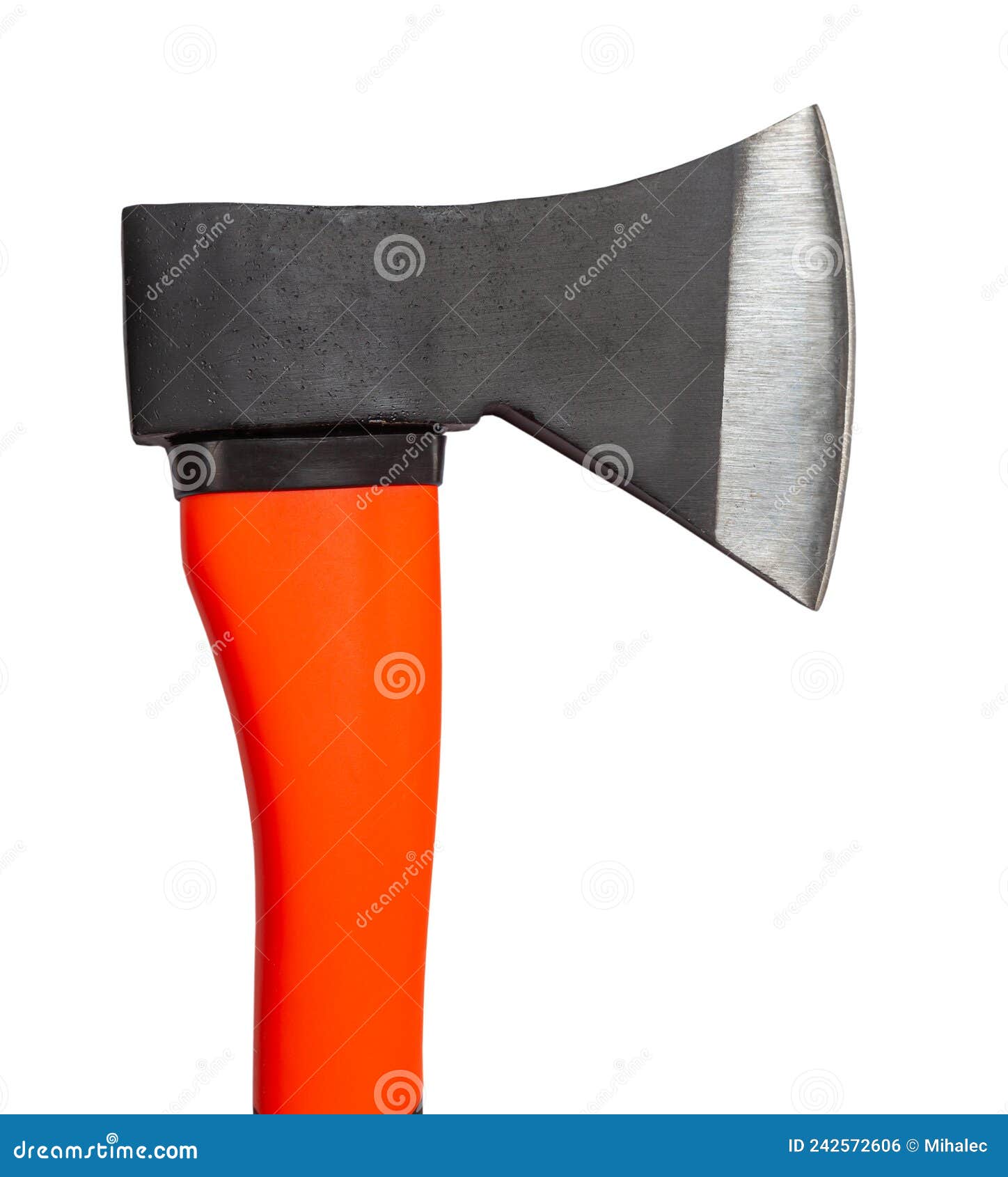 Modern Axe with Red Plastic Handle and Black Painted Head for Various ...