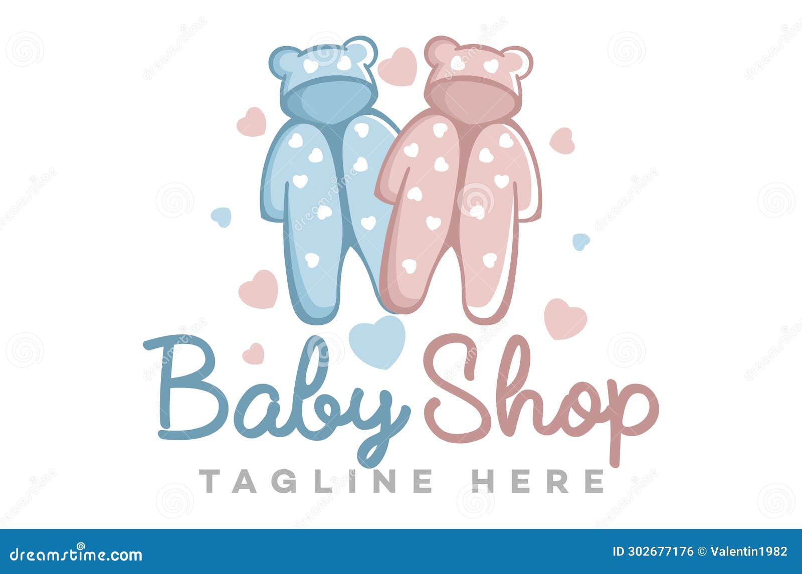 Modern Baby Shop Logo. Vector Illustration Stock Vector - Illustration ...