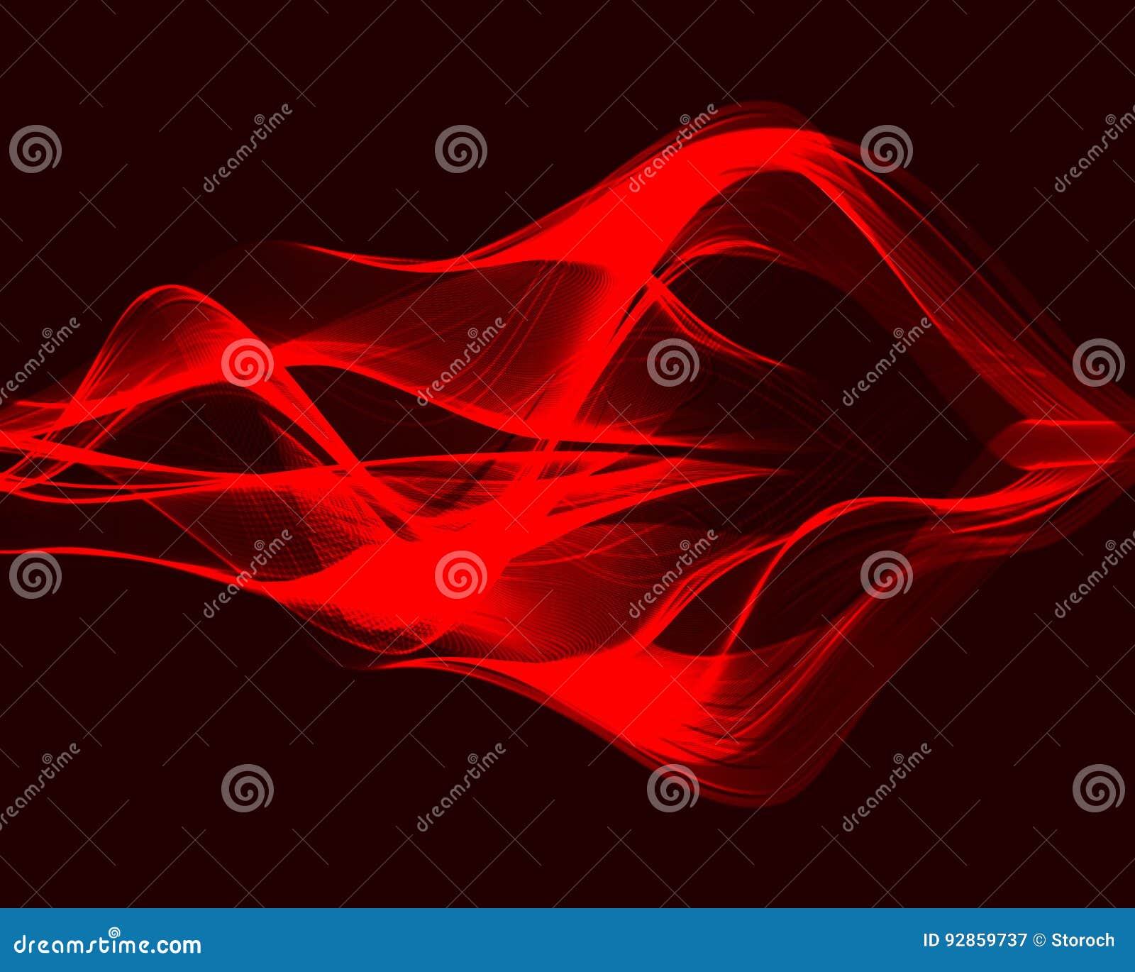 Modern Background Abstract Red Wave Design Stock Vector - Illustration ...