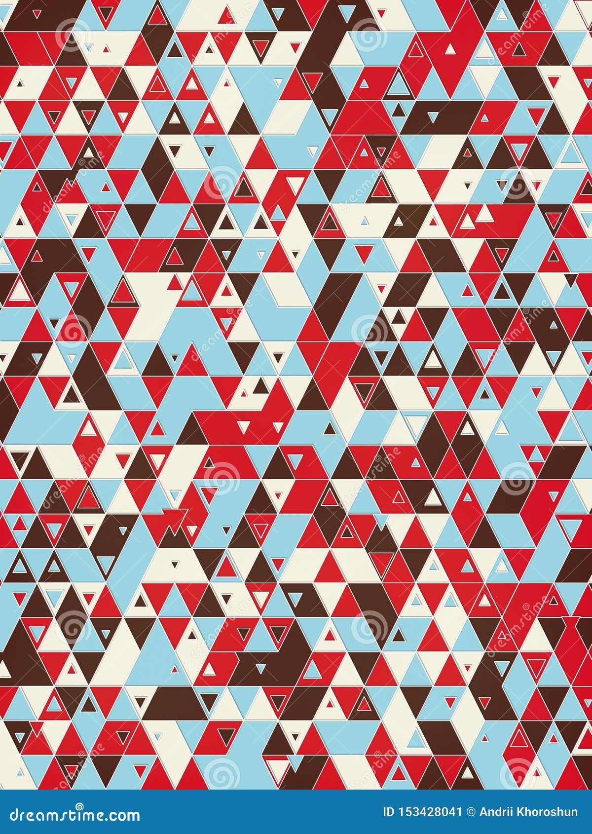 Modern Background with Cool Triangular Shapes Pattern. 3d Rendering ...