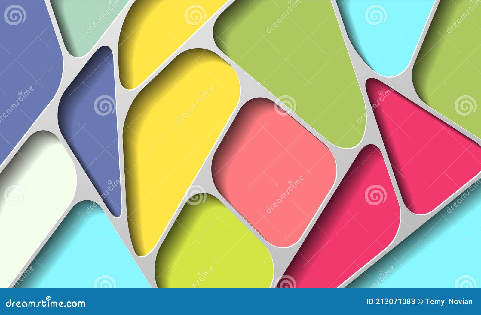 Modern Background with 3D Overlap Layers Effect Stock Vector ...