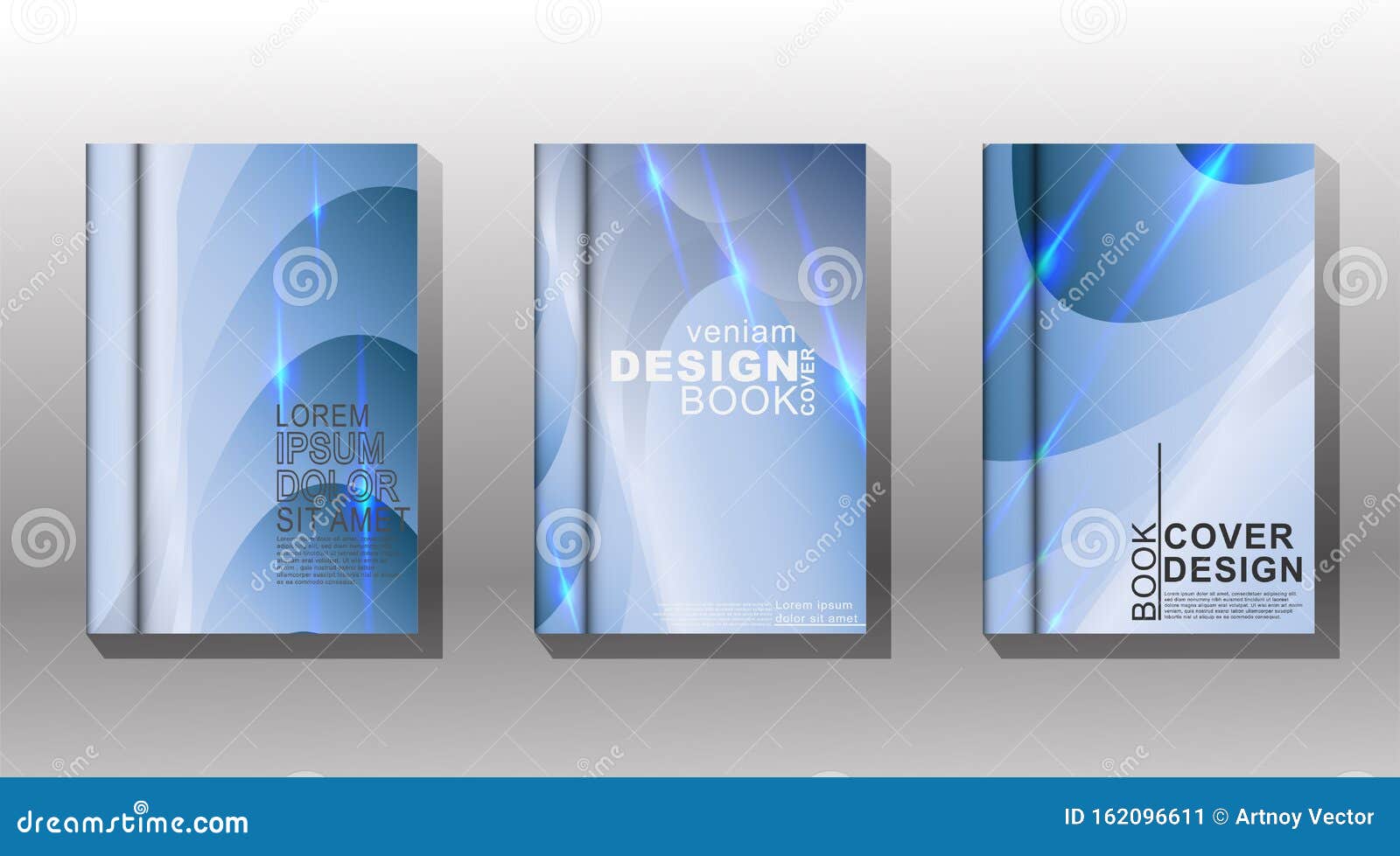 Modern Background Design. Vector Collection of Book Covers with ...