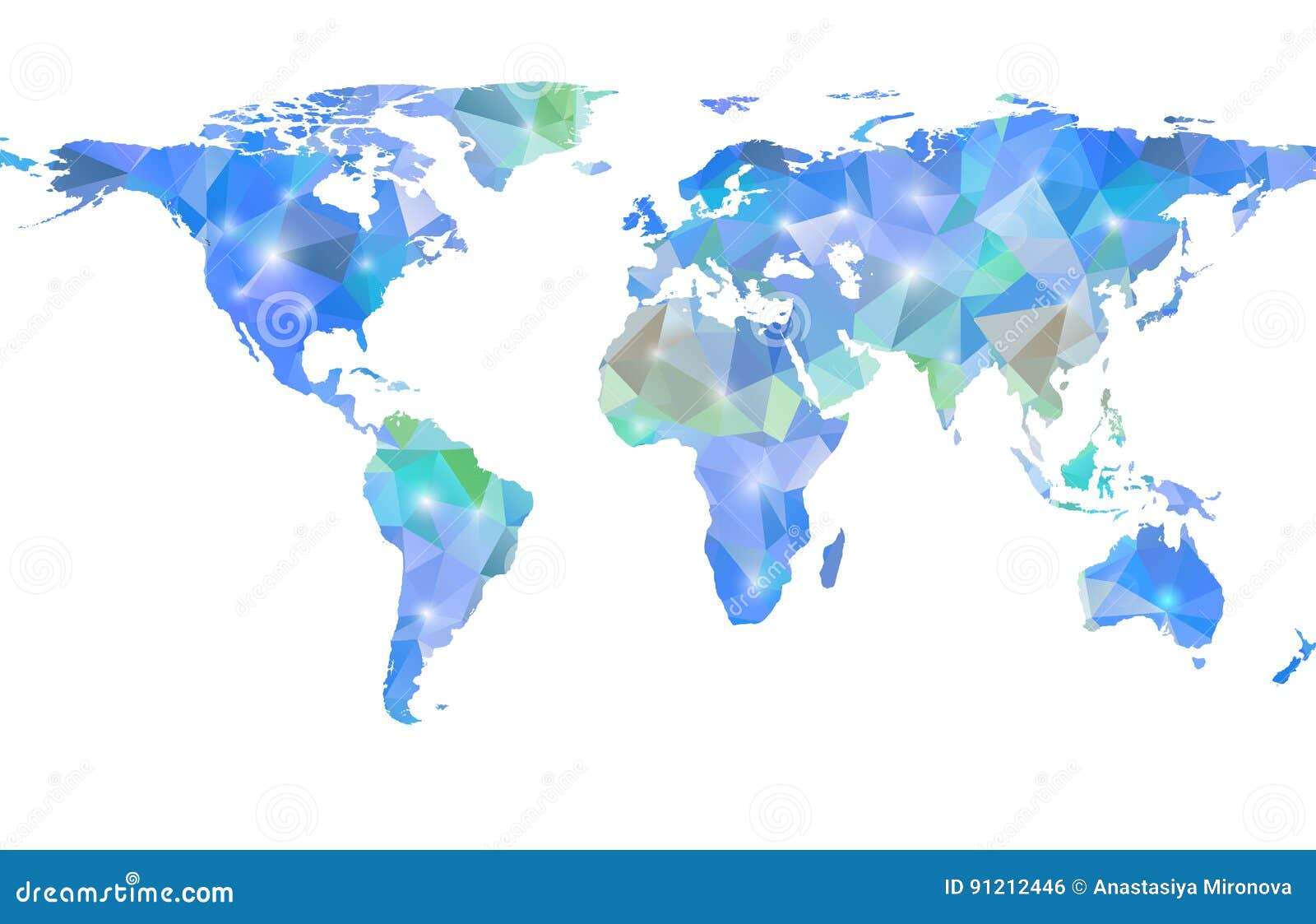 Modern Background with Earth Map Stock Vector - Illustration of ...