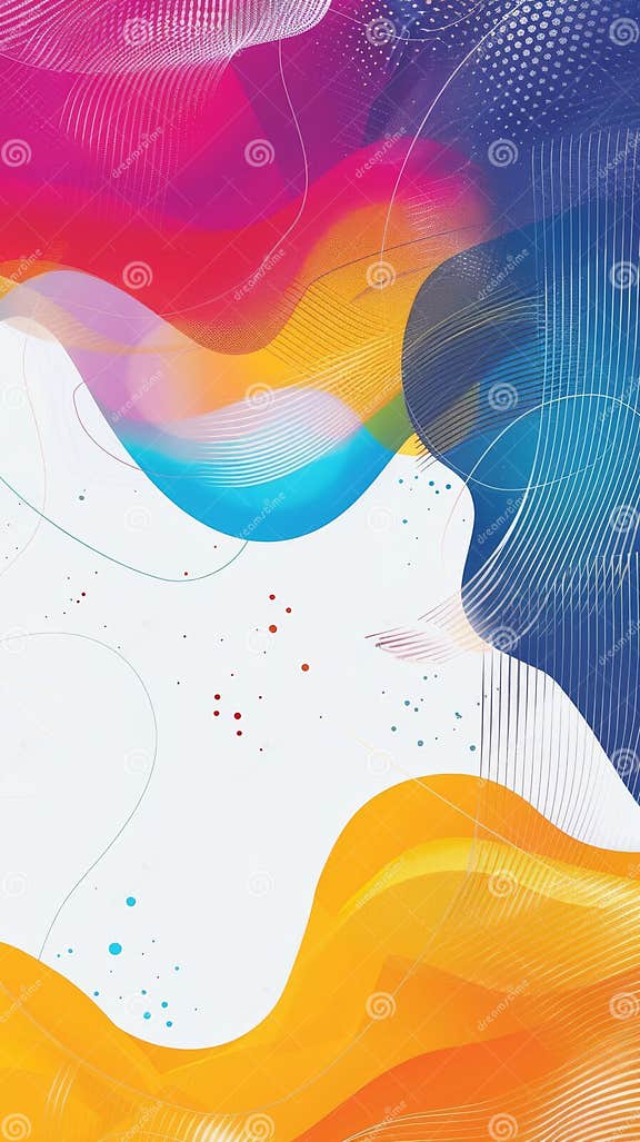 Modern Background Featuring Clean and Vibrant Elements. Stock ...