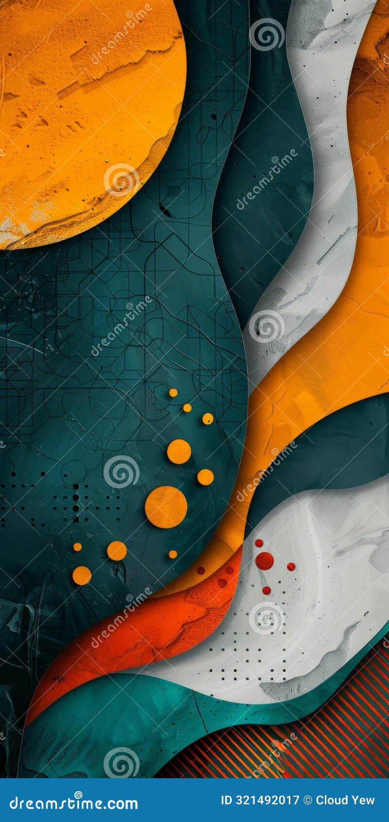 Modern Background with Innovative Conceptual Patterns. Stock ...