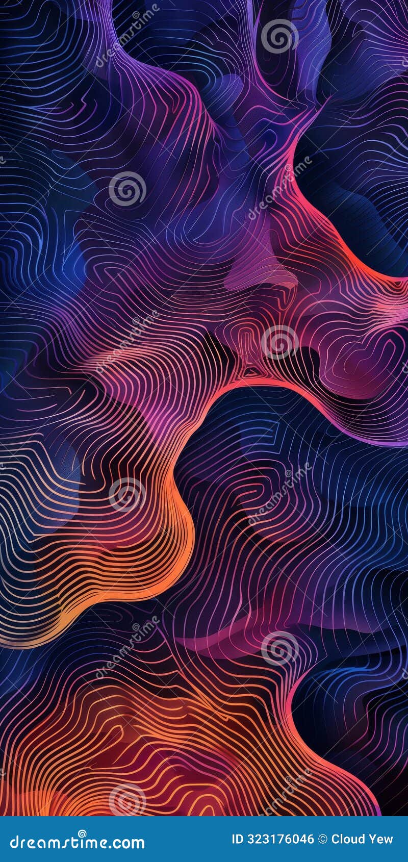 Modern Background with Innovative Conceptual Patterns. Stock ...