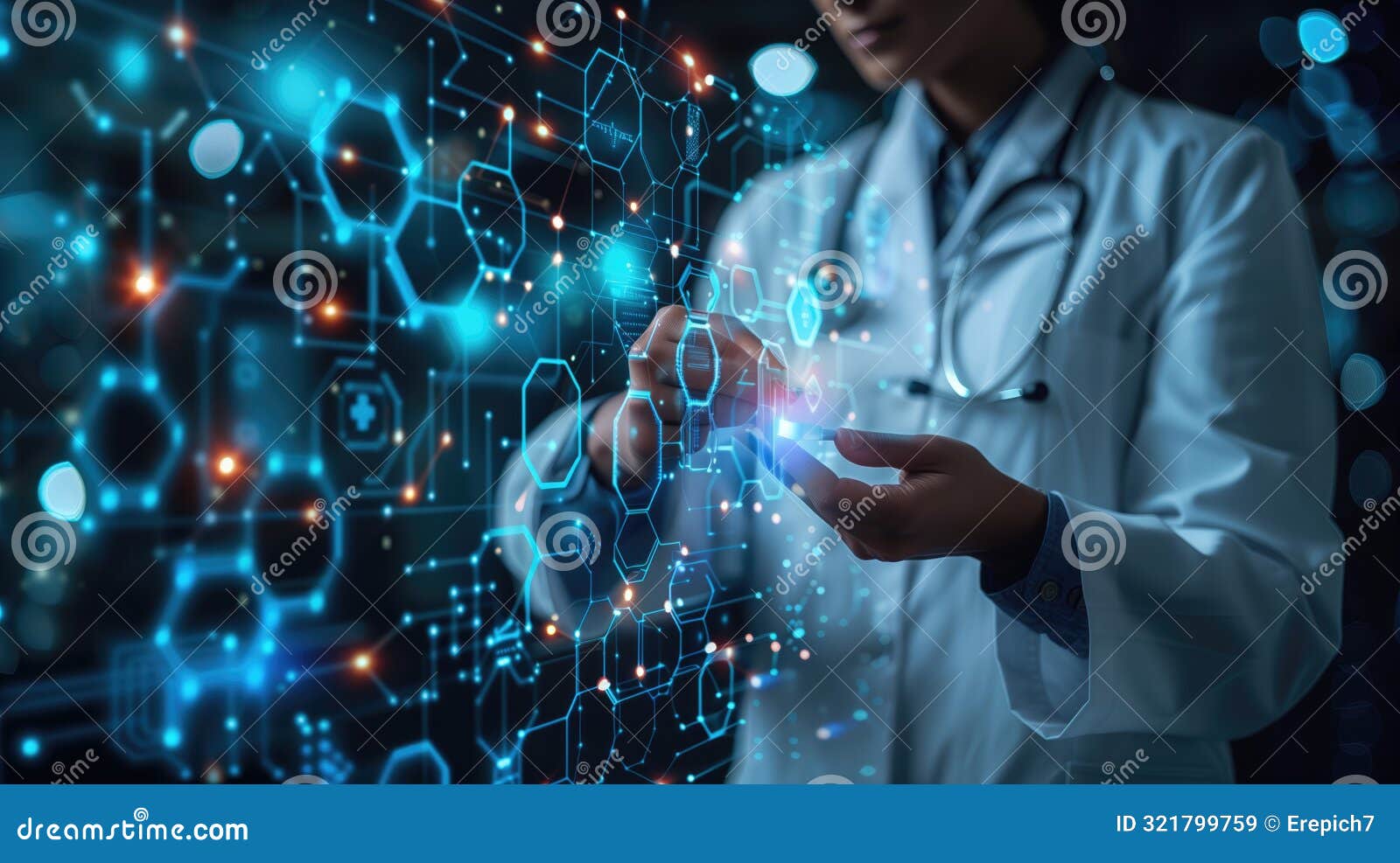 Modern Background for PPT. Smart Medical Technology and Innovative ...