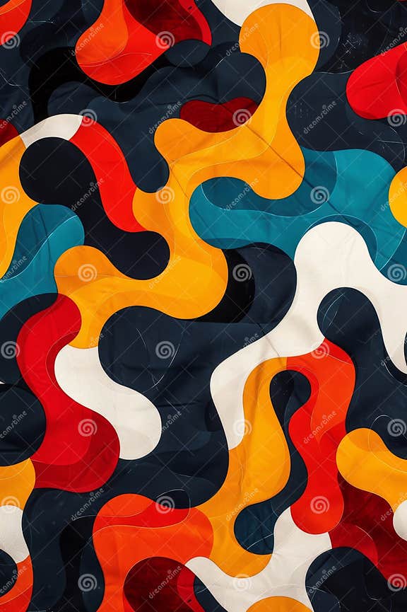 Modern Background Showcasing Bold and Abstract Patterns. Stock ...