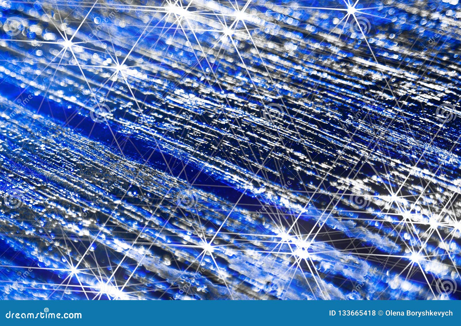 Modern Background of Stellar Lights on Blue. Stock Photo - Image of ...