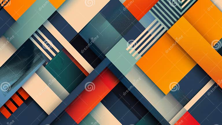 Modern Background with Structured Geometric Designs. Stock Illustration - Illustration of ...