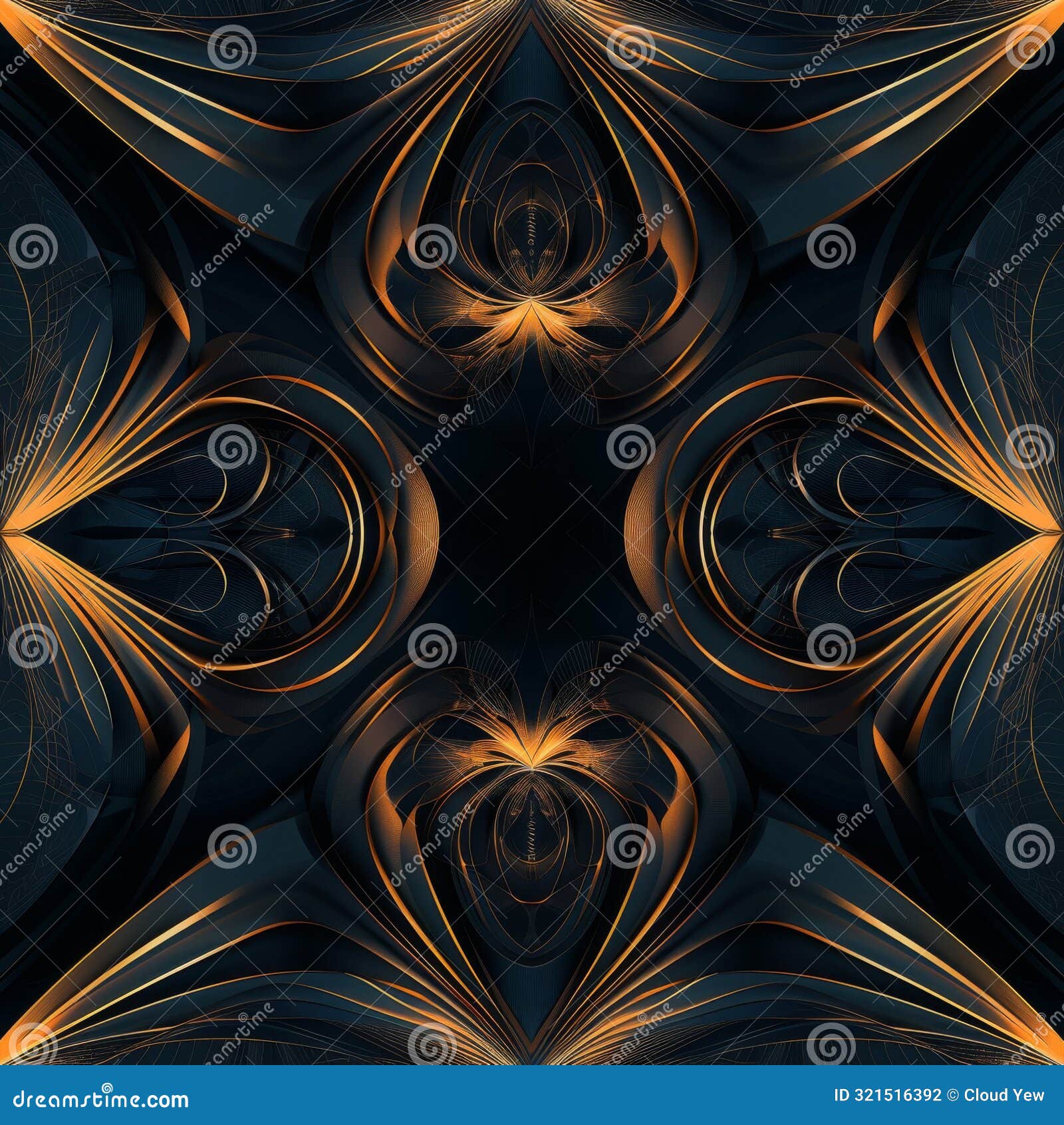 Modern Background with Symmetrical Layout Designs. Stock Illustration ...