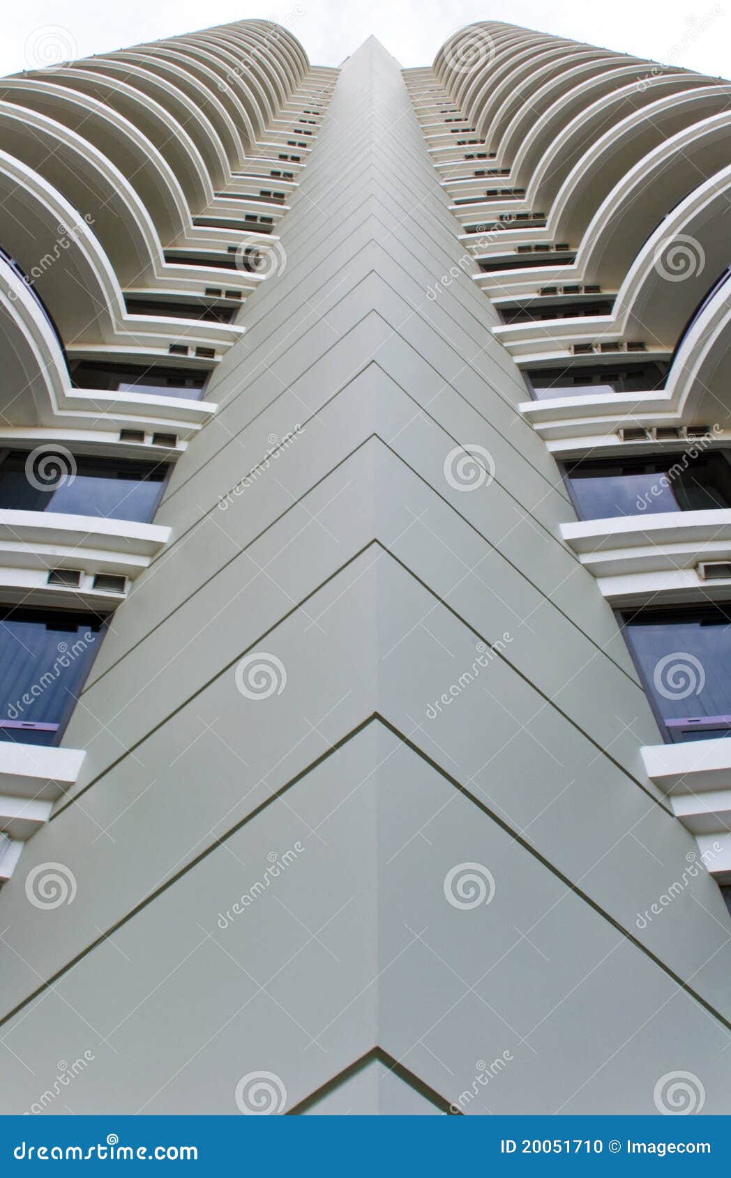 Modern Balconies stock photo. Image of texture, structure - 20051710