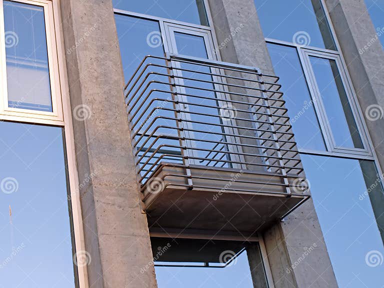 Modern balcony stock photo. Image of vertical, pipes - 14647316