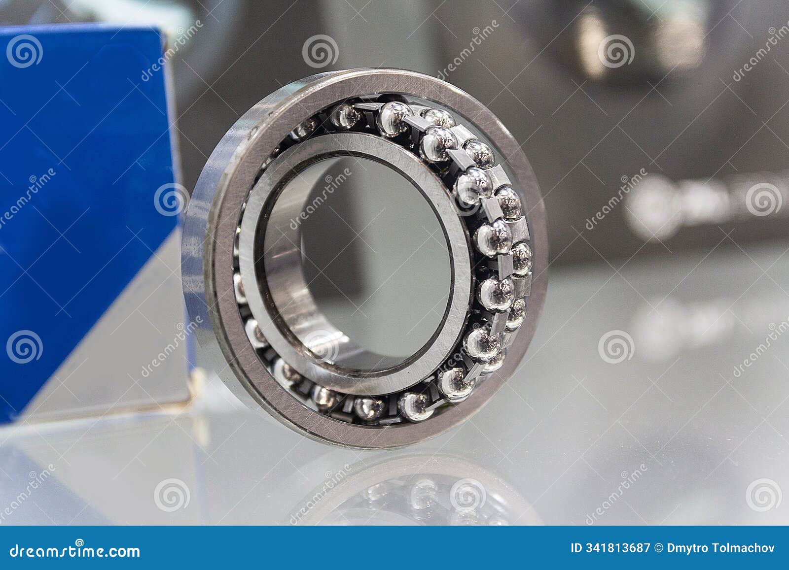 A Modern Ball Bearing on Display in Close-up Stock Image - Image of ...