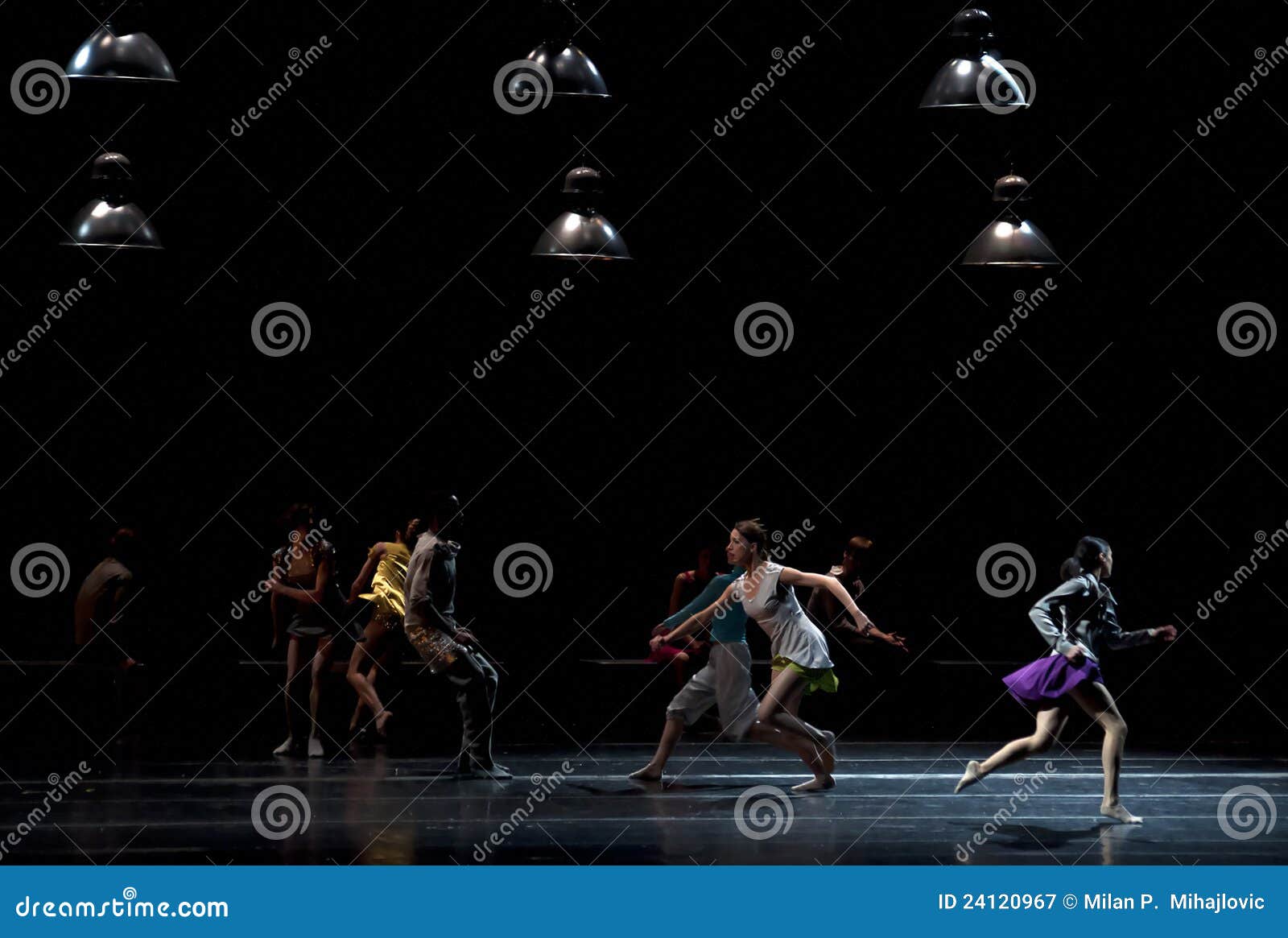 Modern ballet dancers-1 editorial photography. Image of national - 24120967