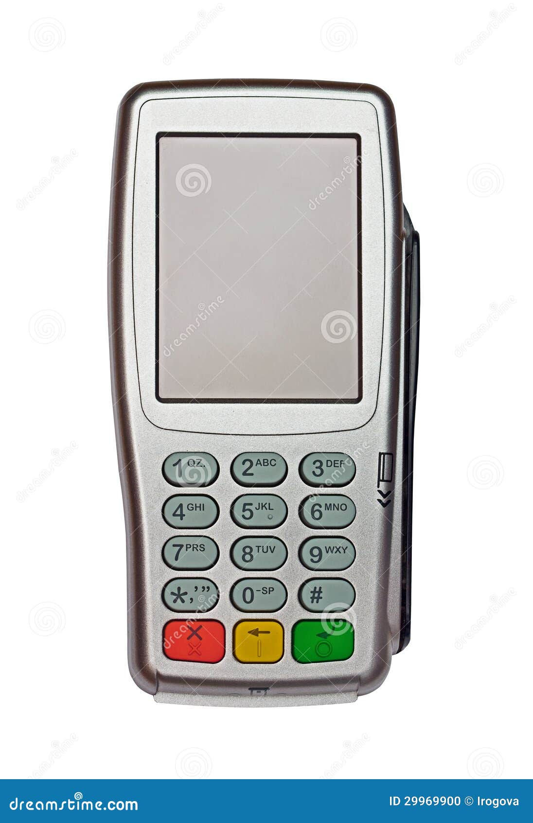 Modern bank terminal stock photo. Image of device, purchase - 29969900