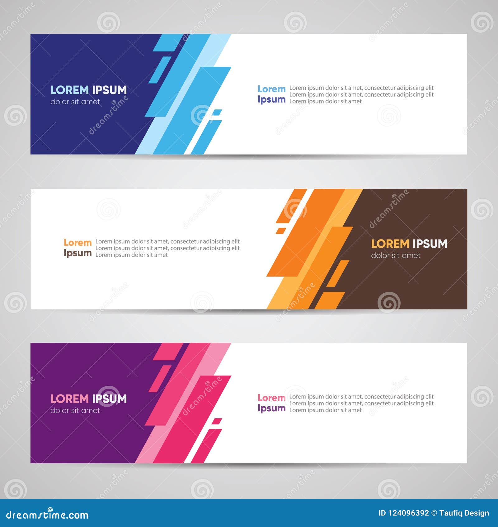 Modern Banner Design. Banner Backdrop Background Header Footer W Stock ...