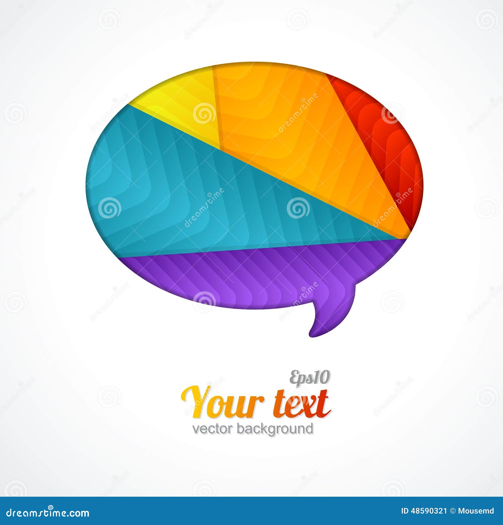 Modern Banner Design Template for Text Stock Vector - Illustration of ...