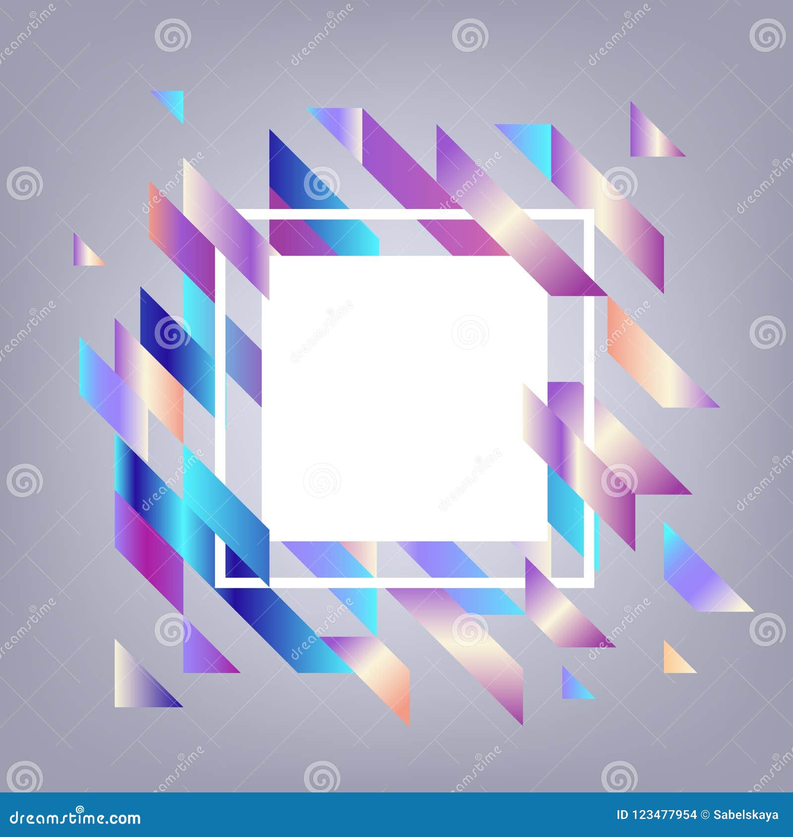 Modern Banner with Gradient Geometric Elements - Abstract Background ...