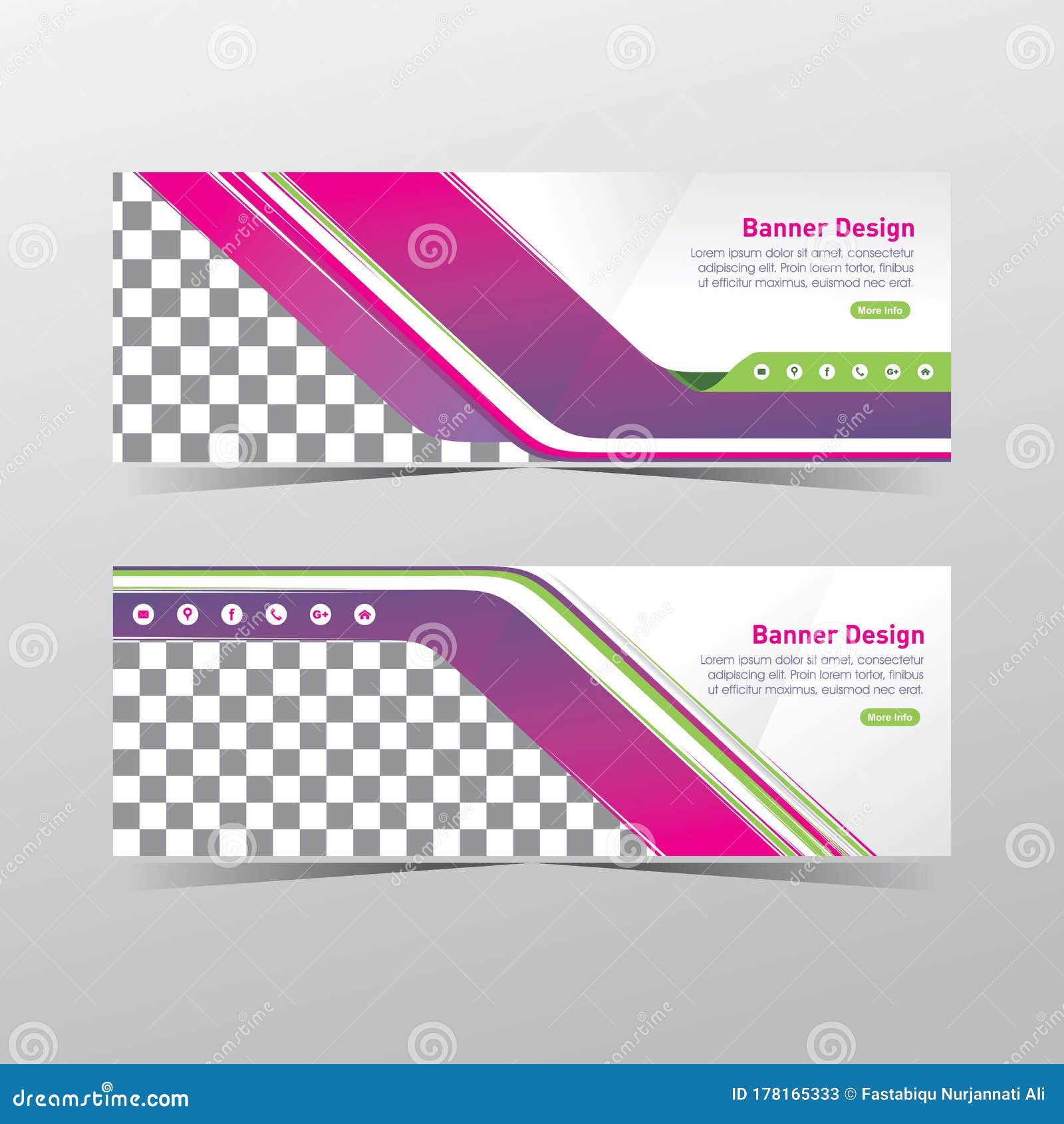 Modern Banner Graphic Design Stock Vector - Illustration of modern ...