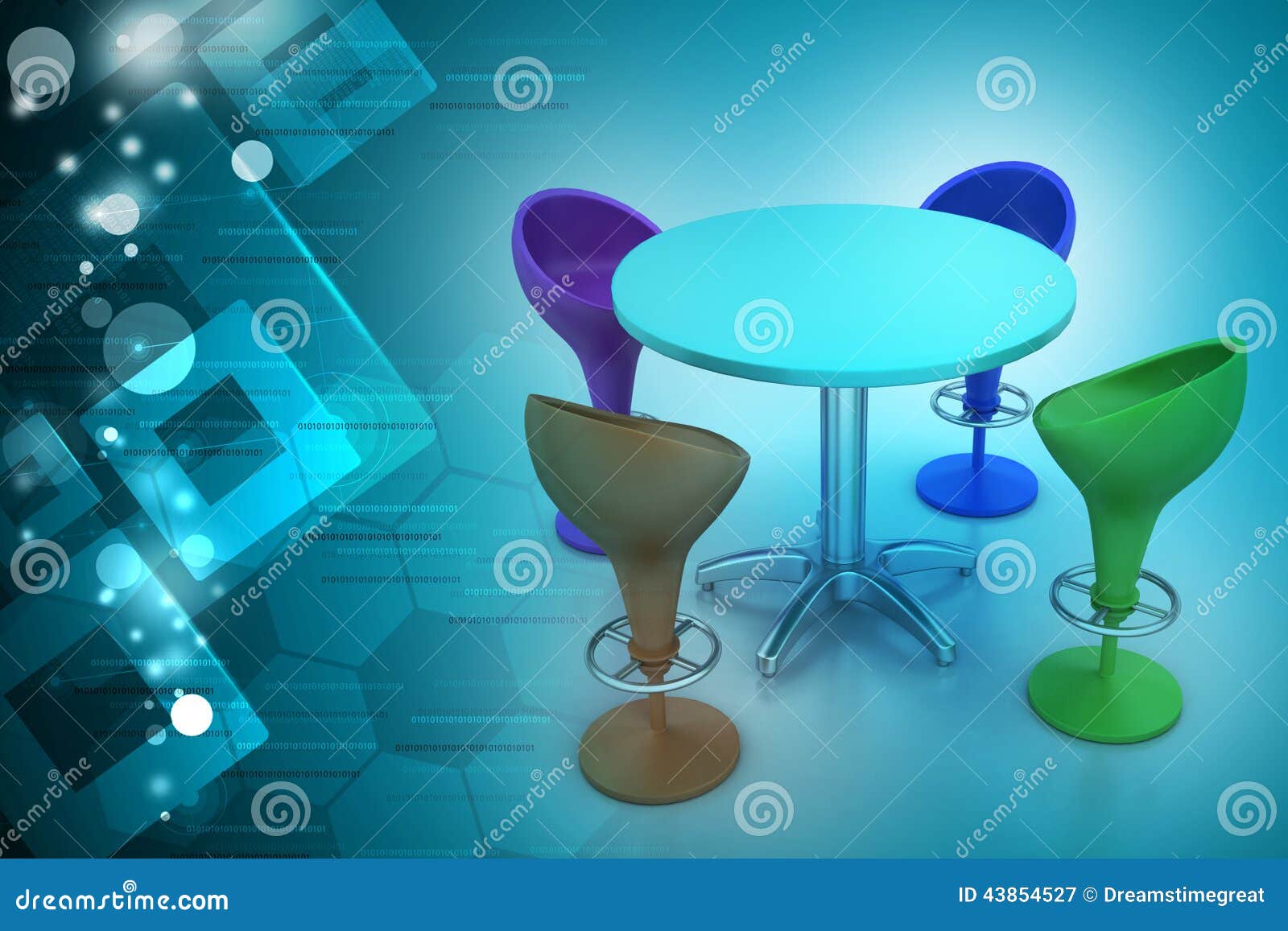 Modern bar table stock image. Image of fashionable, smooth - 43854527