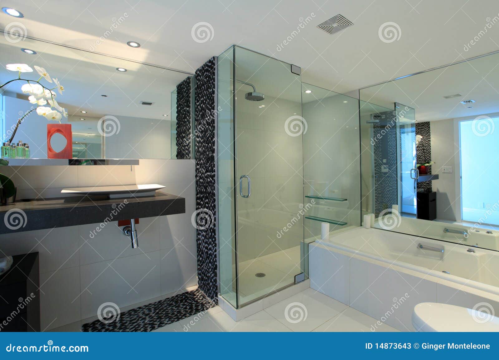 Modern Bathroom Details stock image. Image of finishings - 14873643