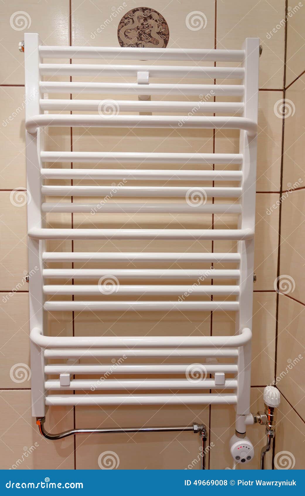 Modern bathroom heater stock photo. Image of modern, interior - 49669008