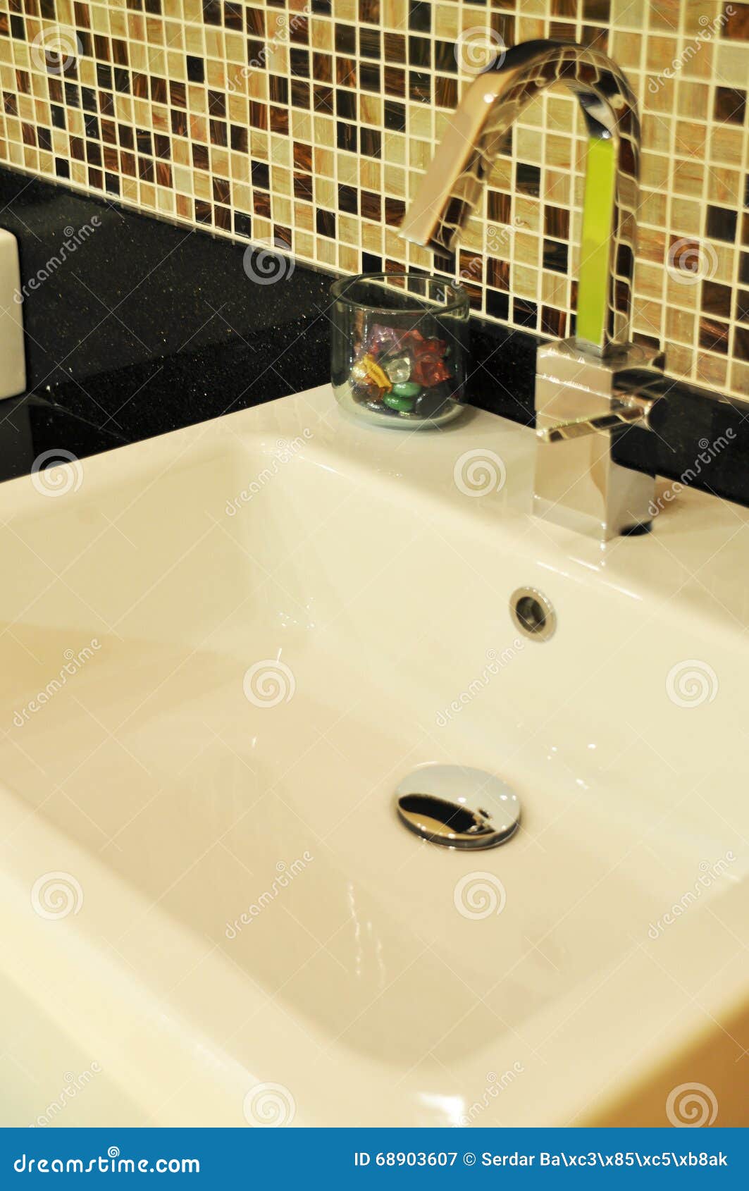 Modern bathroom taps stock image. Image of designer, faucet - 68903607