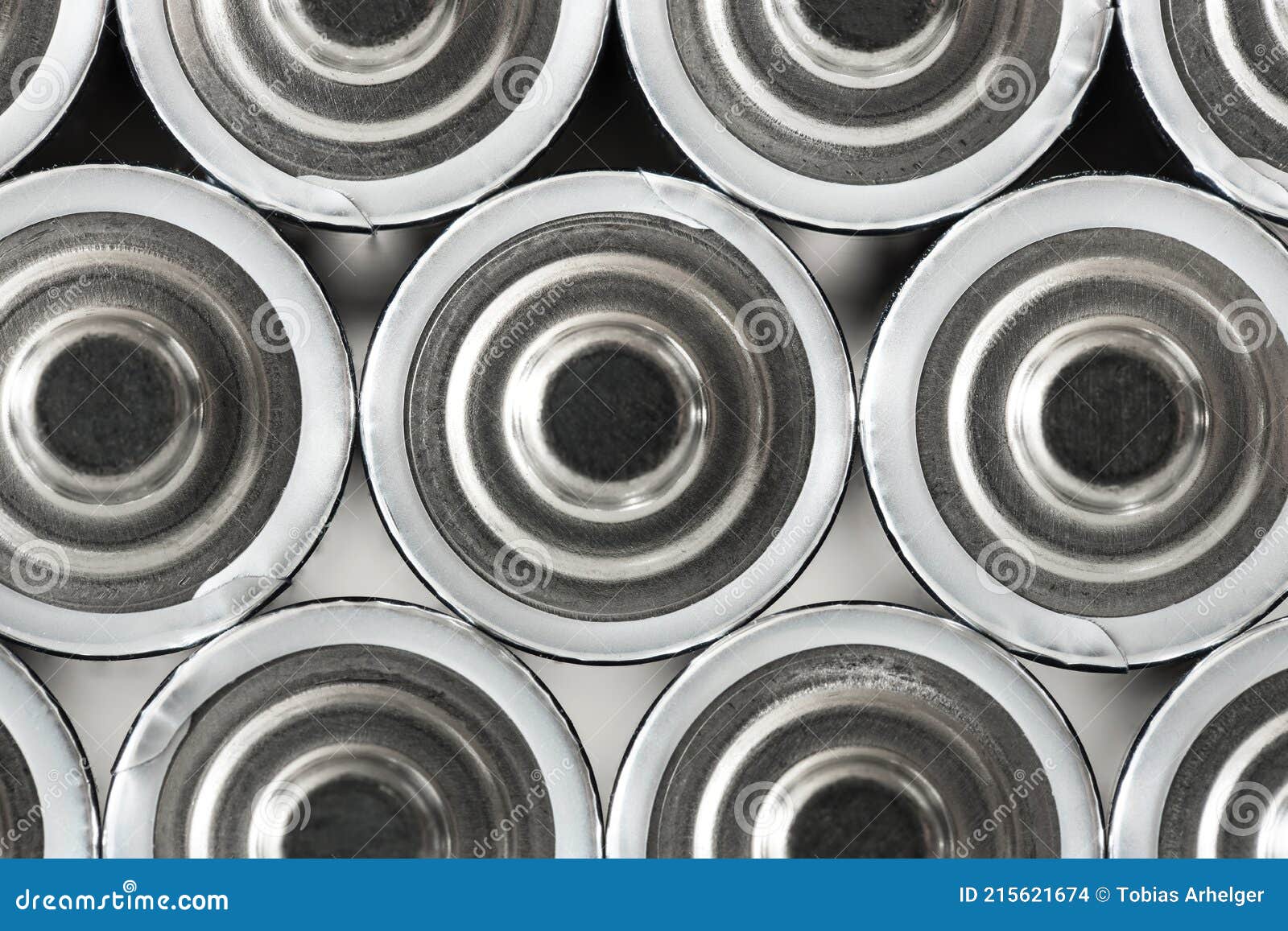 Modern batteries close up stock photo. Image of shiny - 215621674