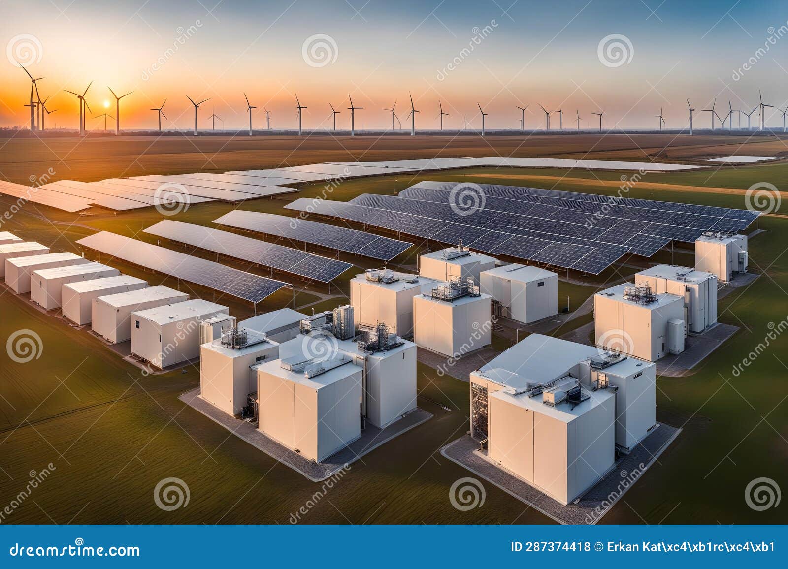 Modern Battery Energy Storage System Stock Photo - Image of method ...
