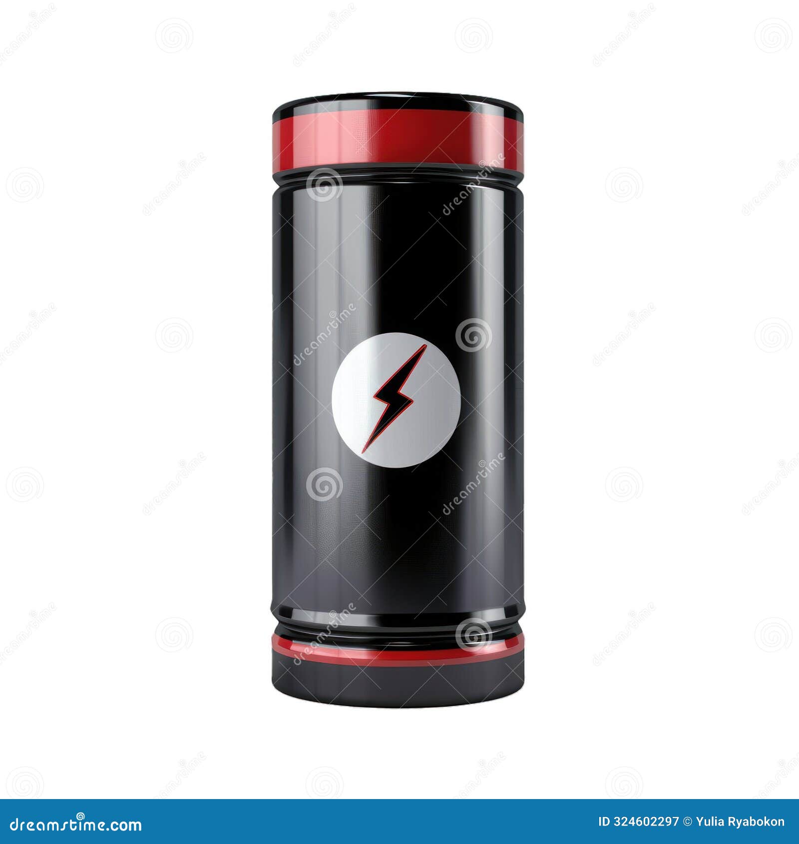 Modern Battery Icon on Transparent Background Stock Image - Image of ...