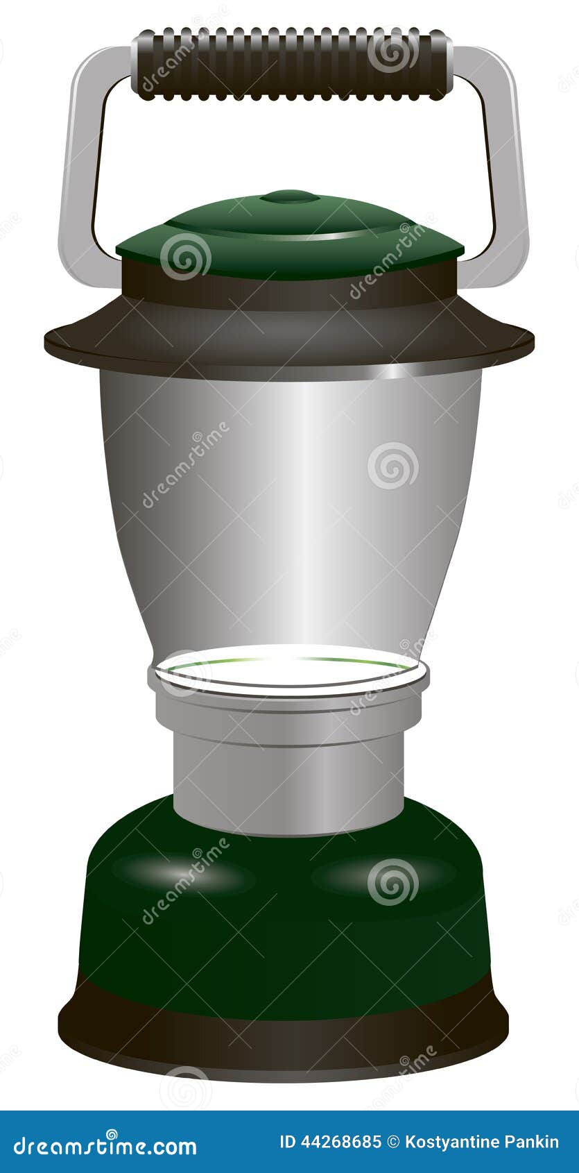 Modern battery lantern stock vector. Illustration of lamp - 44268685
