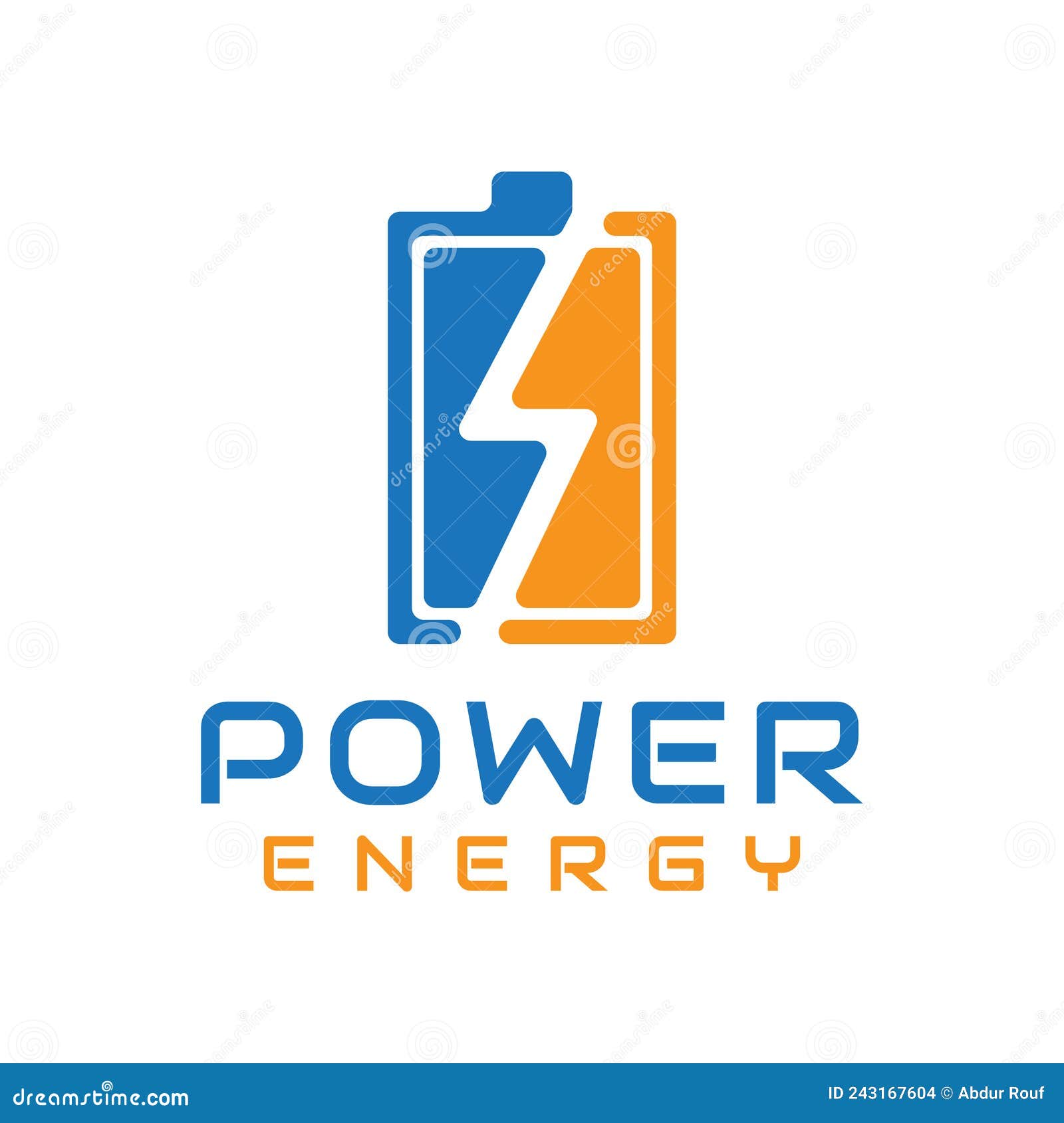 Modern battery logo design stock vector. Illustration of battery ...
