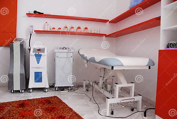 Modern beauty center spa stock image. Image of applying - 9886589
