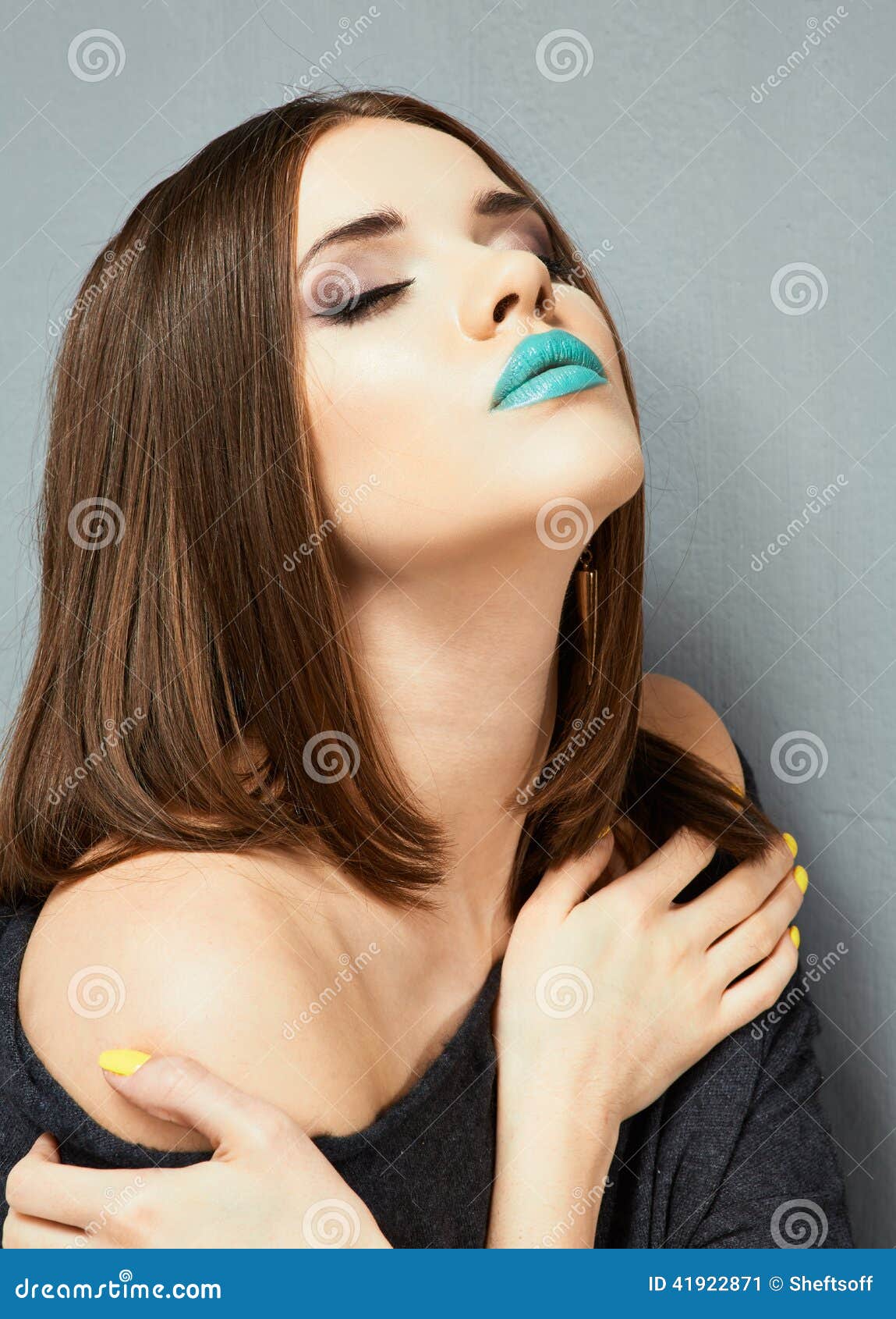 Modern beauty. woman face. stock image. Image of portrait - 41922871