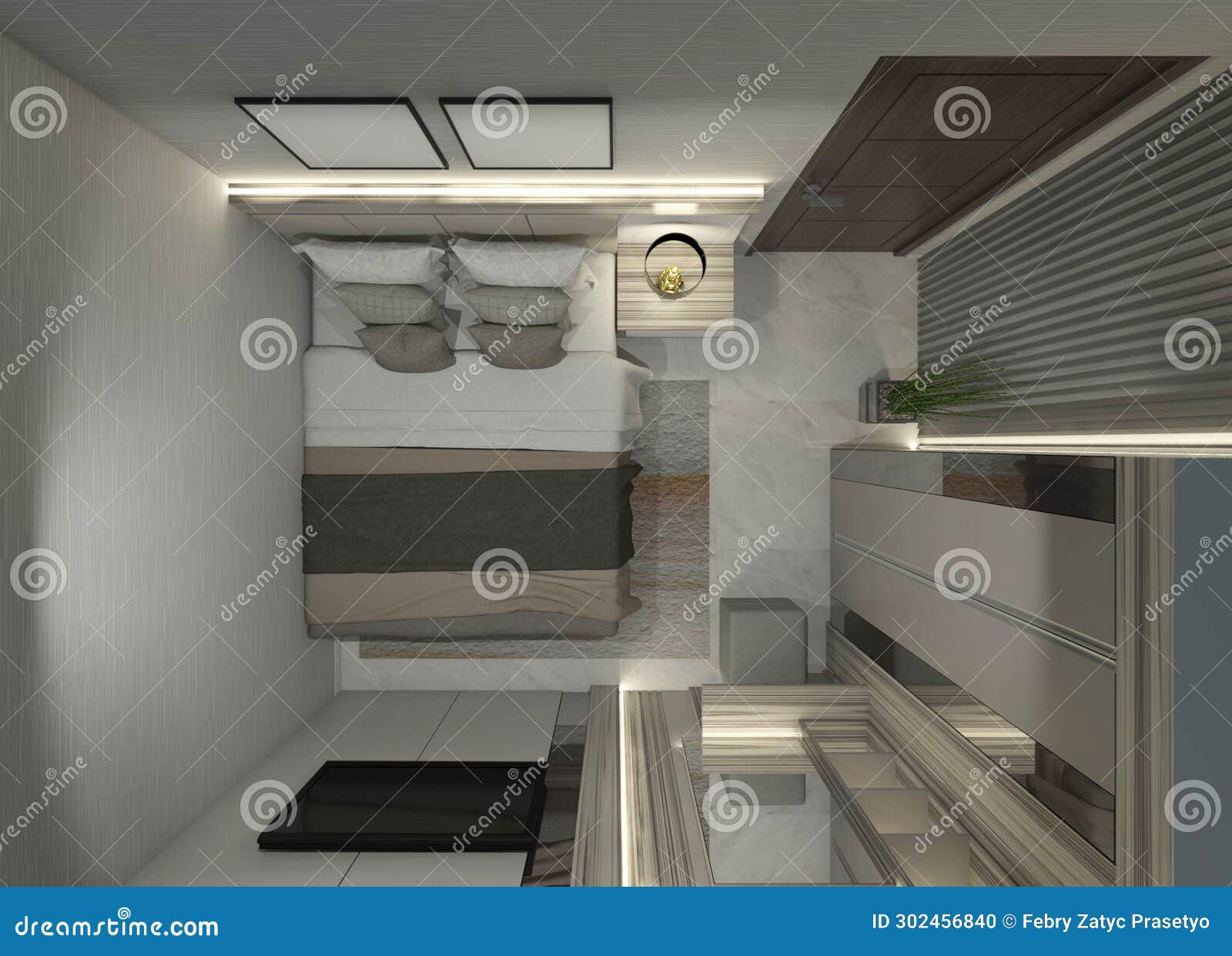 Layout Floorplan Overhead Outlined Interior Design Top View ...