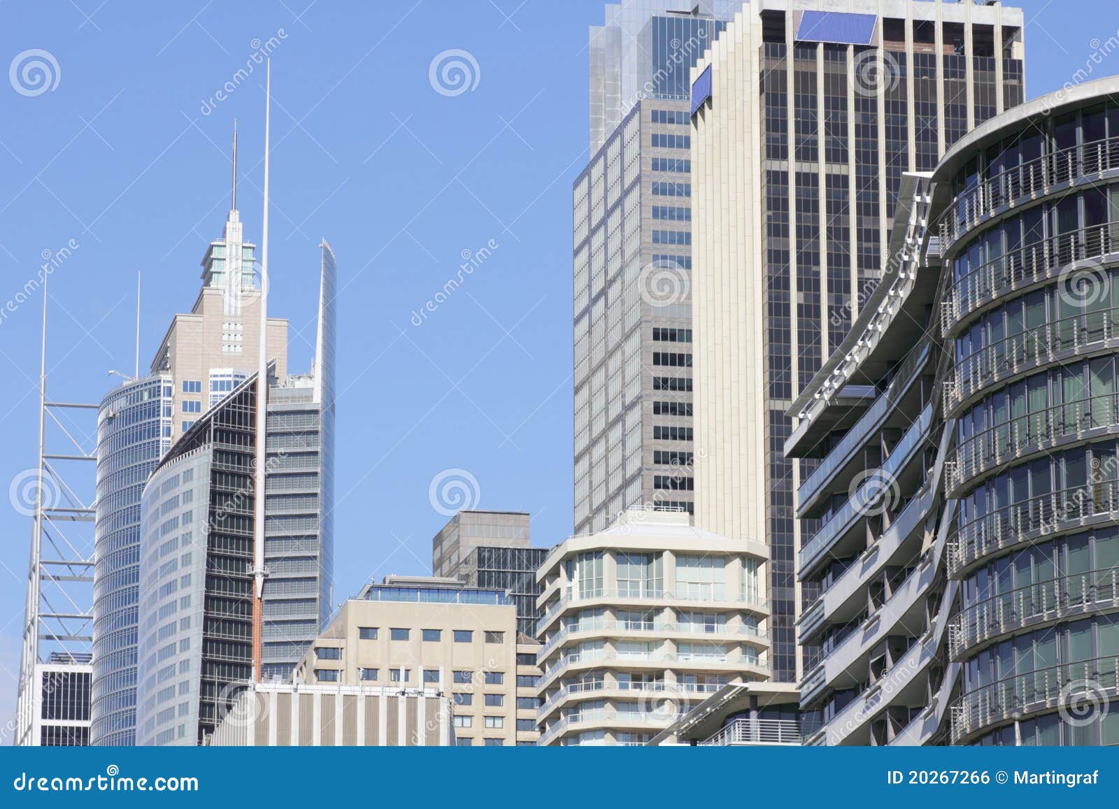 Modern High-rise Office Buildings in Australia Stock Photo - Image of ...