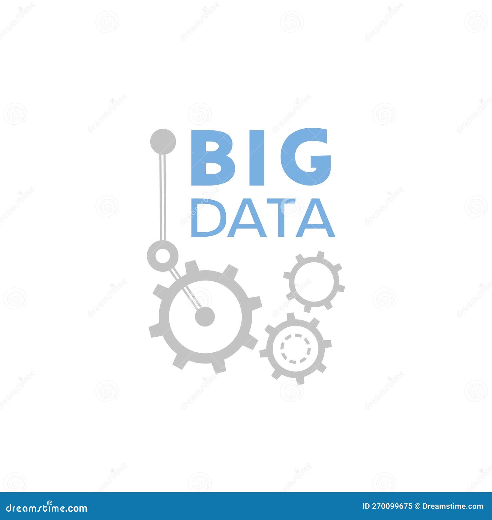 Modern big data symbol stock illustration. Illustration of future ...