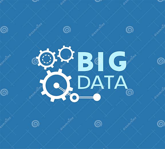 Modern big data symbol stock vector. Illustration of fractal - 280650253