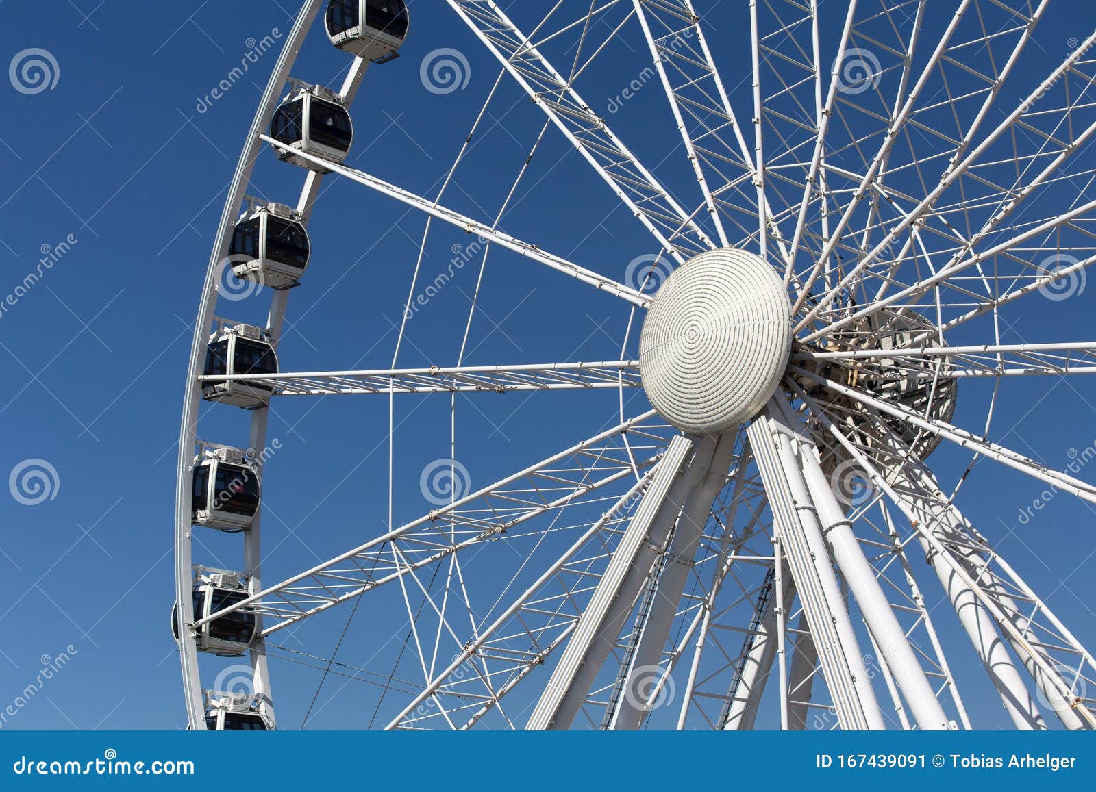 Modern big ferris wheel stock image. Image of wheel - 167439091