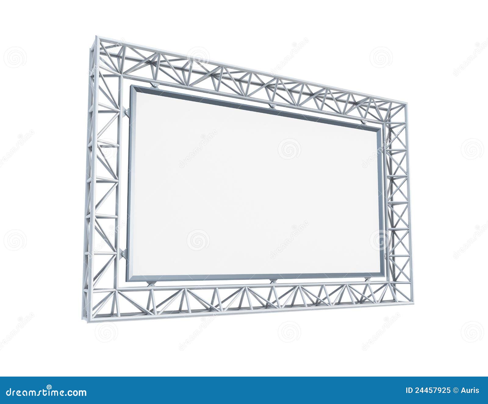 Modern billboard stock illustration. Illustration of advertisement ...