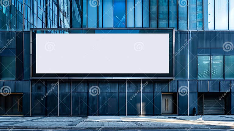 Sleek Modern Billboard Mockup: Urban Cityscape Advertising Template ...