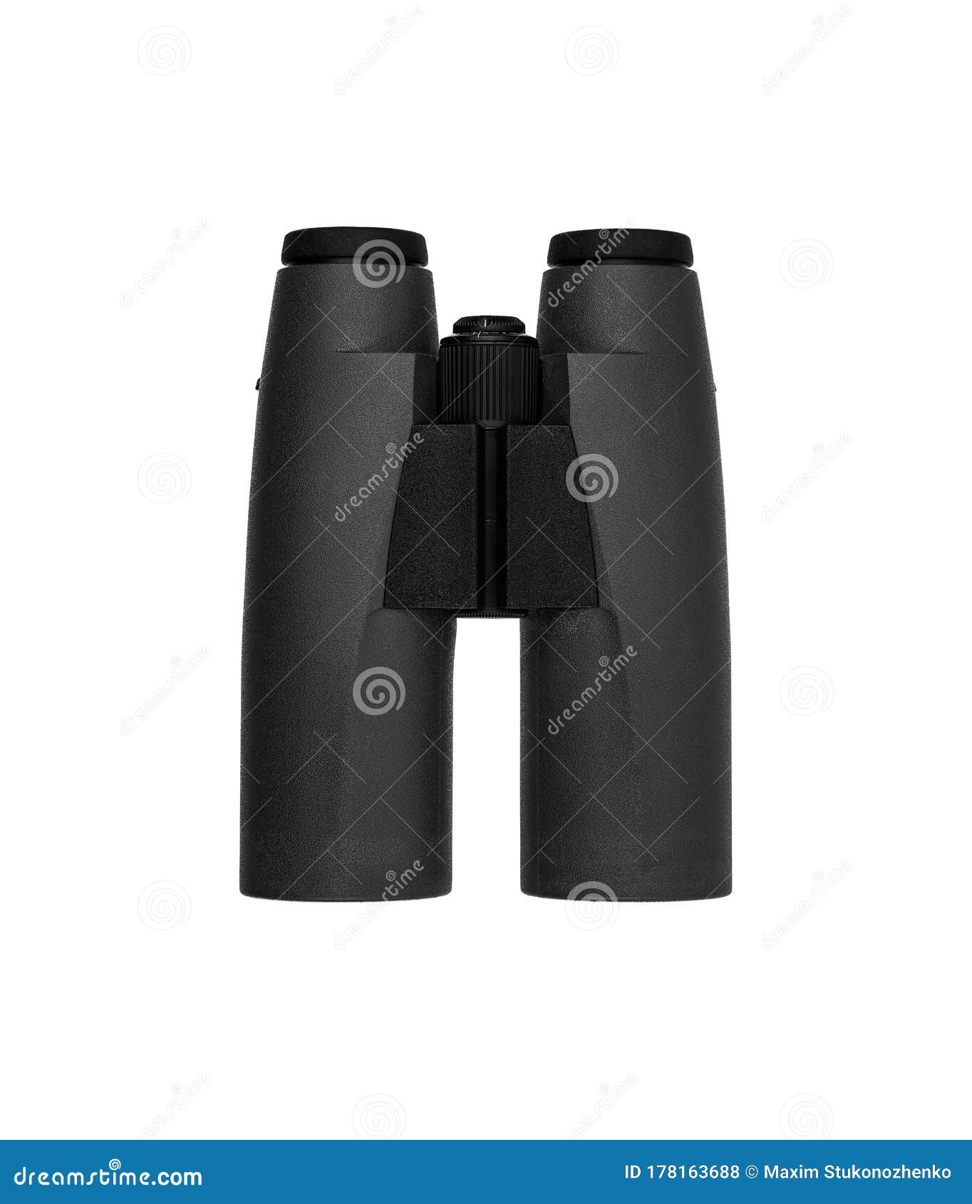 Modern Binoculars Isolate on White Back. Surveillance Device. Device ...