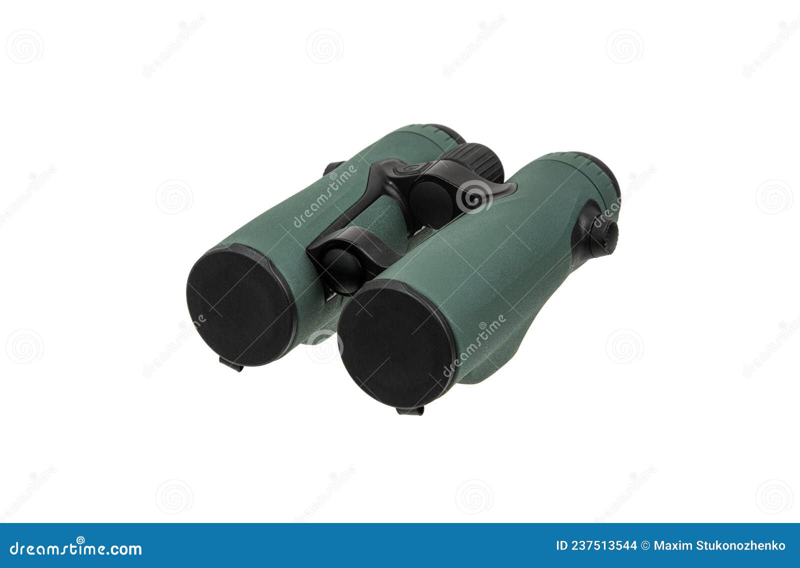 Modern Binoculars Isolate on White Back. Surveillance Device. Device ...