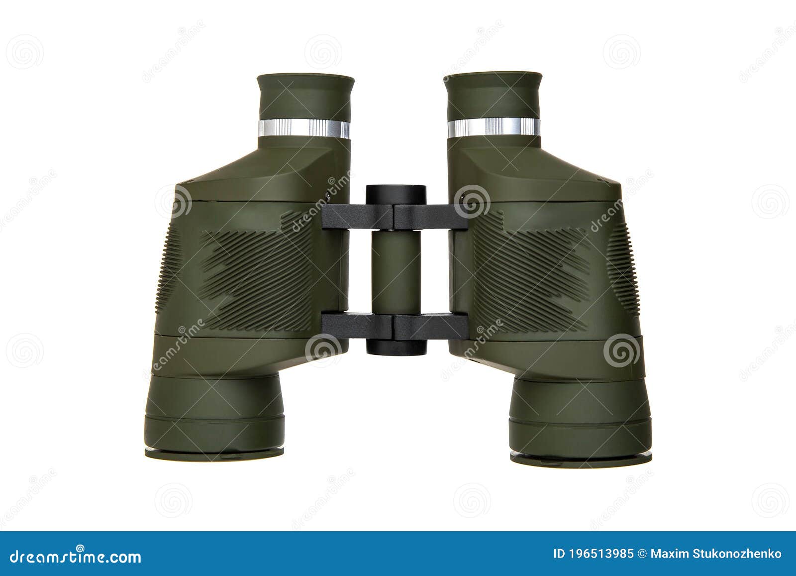 Modern Binoculars Isolate on White Background Stock Image - Image of ...